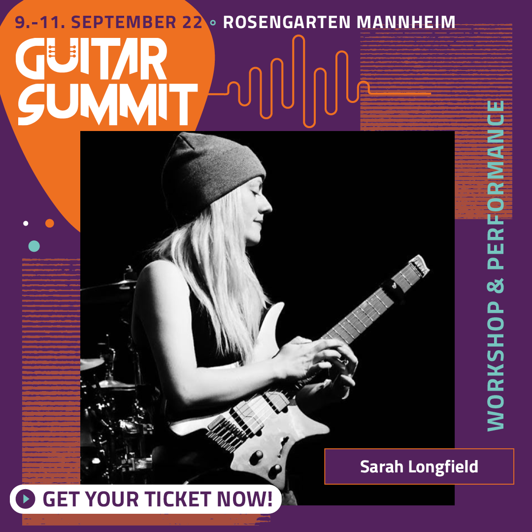 Two-Hand Tapping Workshop mit Sarah Longfield | GITARRE & BASS