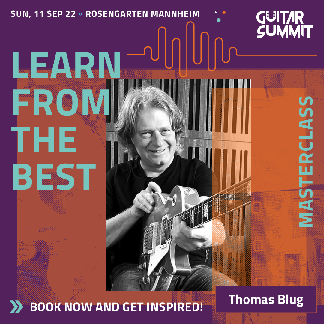 Masterclass mit THOMAS BLUG auf dem Guitar Summit 2022 | GITARRE & BASS
