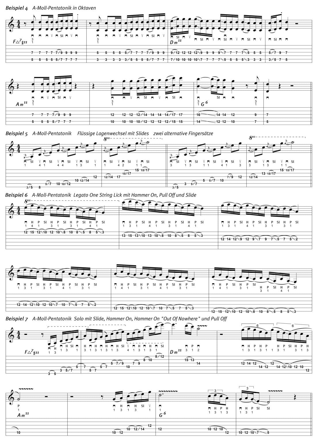 Guitar Basics: Legato 3 – Slides | GITARRE & BASS