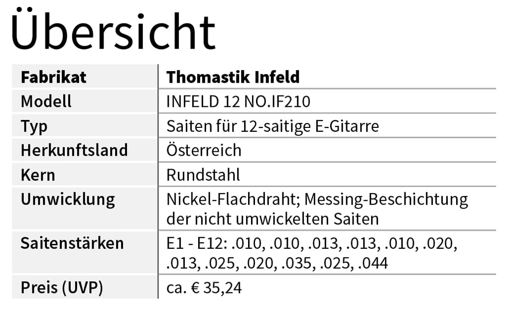 Thomastik Infeld INFELD 12 NO.IF210 – 12-String-Saitensatz im Test ...
